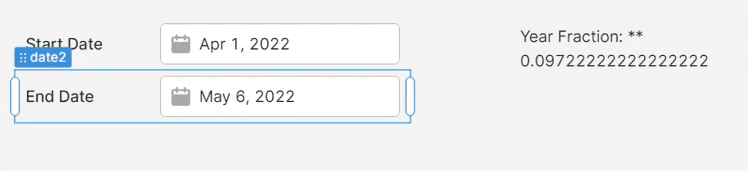 A 2-minute demo Making a GUI using QuantFns, Retool using QuantLib and a REST API
